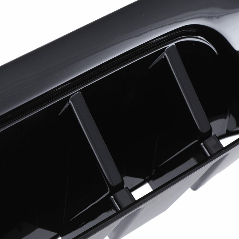 Quad Exit Rear Diffuser Gloss Black with Chrome Tips – Mercedes A Class ...