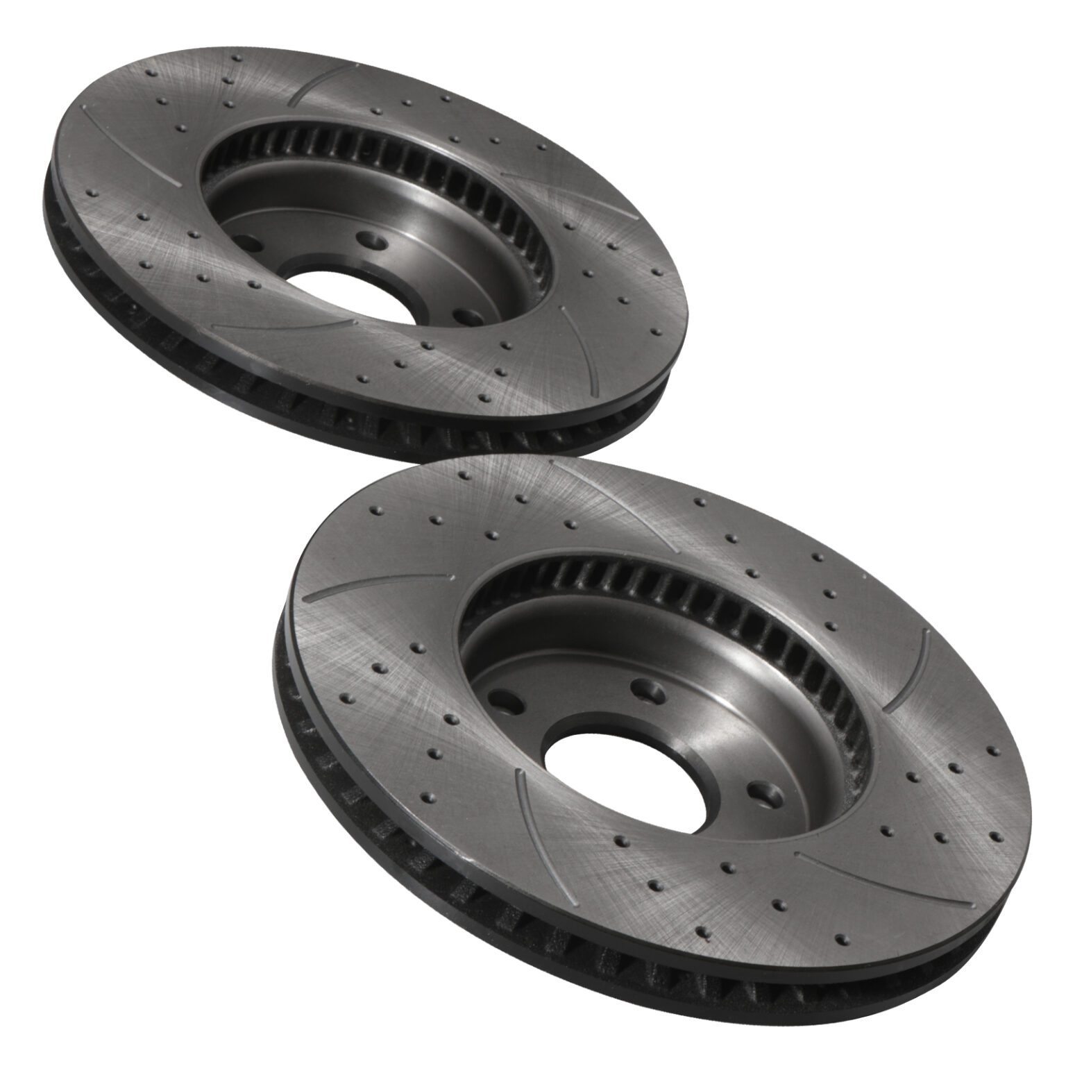 Front Drilled Grooved 282mm Brake Discs - Ford Focus MK4 Hatchback ...
