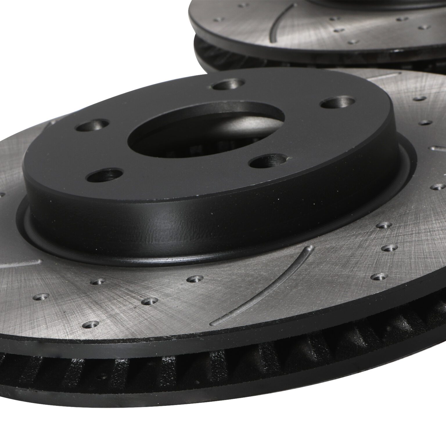 Front Drilled Grooved 282mm Brake Discs - Ford Focus MK4 Hatchback ...