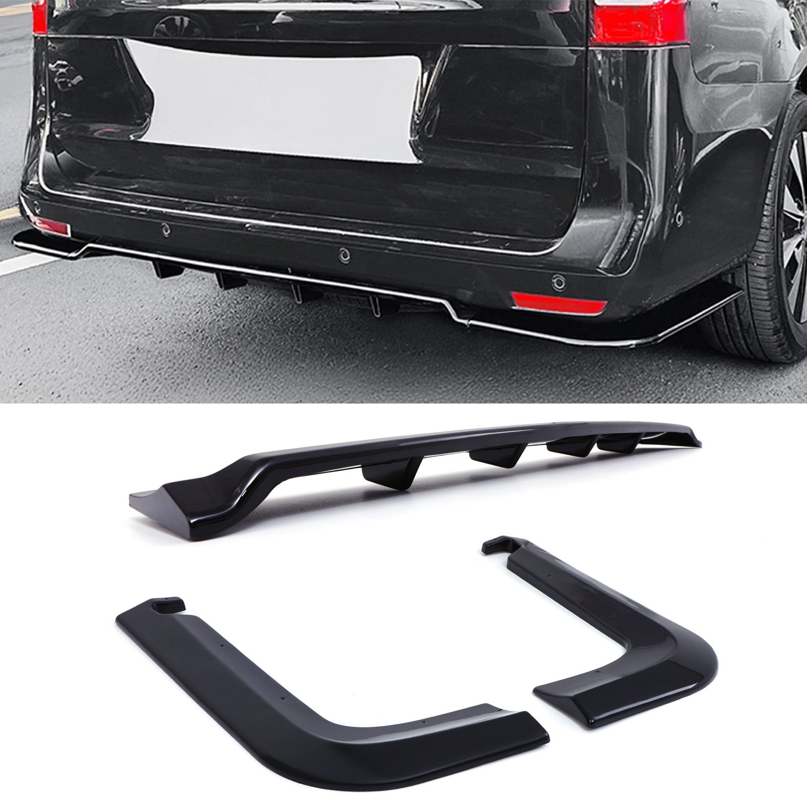Rear Diffuser Gloss Black – Mercedes Vito W447 14-23 | Gravity Performance