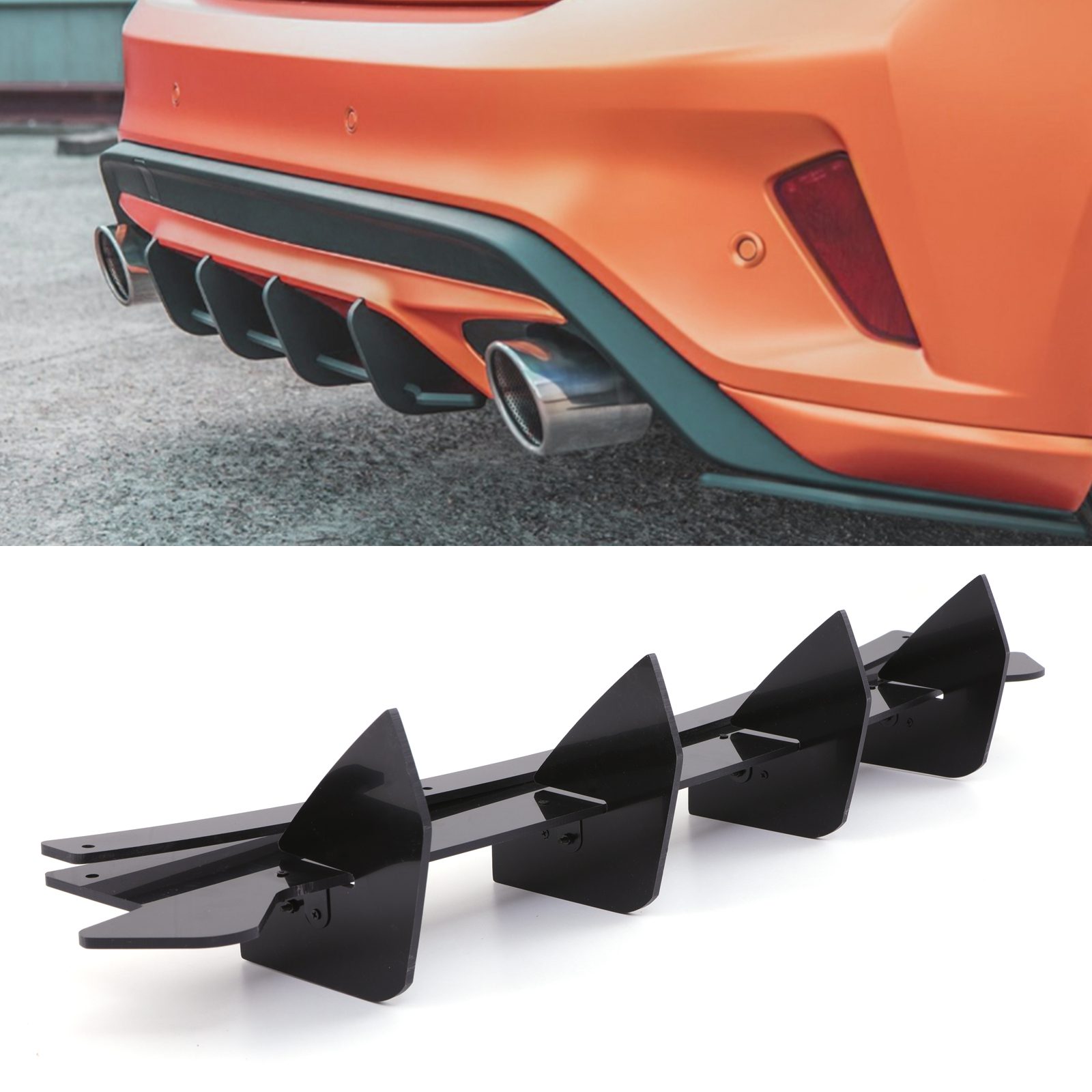 ST Blade Style Rear Diffuser Gloss Black – Ford Focus MK4 2018-2025 ...