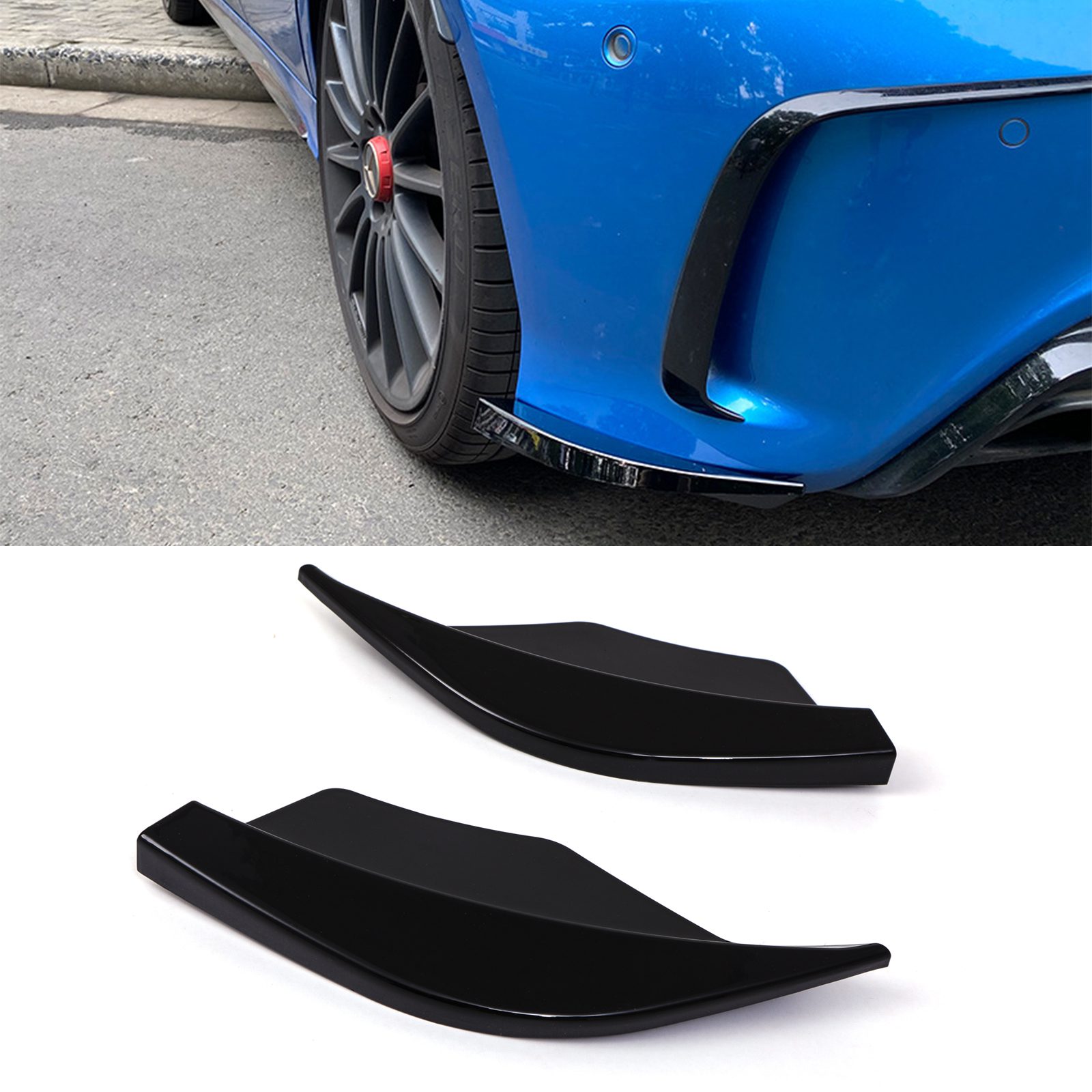 Rear Corner Spats Gloss Black – Mercedes A Class Hatchback W176 13-18 ...